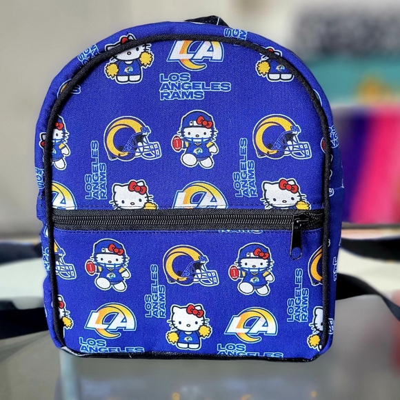 Bags | Hello Kitty Los Angeles Rams Mini Backpack | Poshmark
